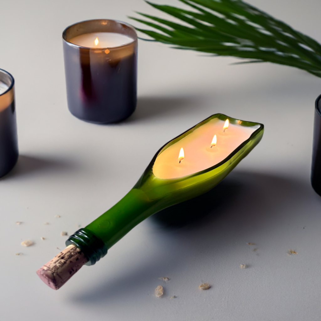 Wine bottle candles store